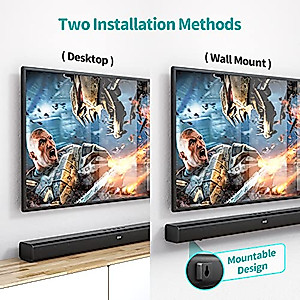 Desobry 16 inch Sound Bar for Smart TV (31.5 inch)