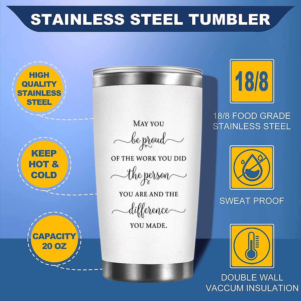 Petitian Christian Gifts for Women Faith Inspirational Gift Religious Bible Verse Gifts for Friends Girls Sister Spiritual Butterfly 20 OZ Stainless Steel Tumbler Birthday Gifts for Mom Mothers Day