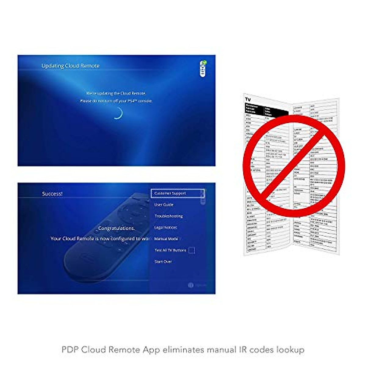 PDP Gaming Bluetooth Enabled Cloud Media Remote Control: Playstation 4, TV