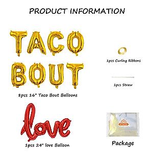 Cindo De Mayo LOVE Fiesta Bridal Shower Party Supplies Cactus Mexican Themed Banner for Anniversary Bachelorette Engagement Wedding Proposal Galentines Valentines Day Decorations 12PCS Kit of Qinsly