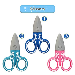 LEIZHAN Cute USB Flash Drive 16GB, 3 Pack Scissors Design Novelty Thumb Drive USB 2.0 Computer Memory Stick Pen Drive U Disk Jump Drive Gift