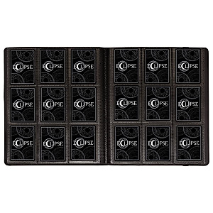 Ultra Pro E-15219 Eclipse 9-Pocket PRO-Binder-Jet Black