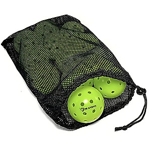 Marc Logan Sports Outdoor Pickleball Balls - Durable & High Performance Pickleball Outdoor Balls | Perfect Pickleball Trainer or Pickleball Gifts for Every Player in-Between | Pickle Ball Sports Balls
