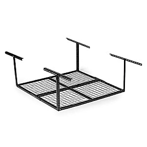 Titan Attachments Overhead Storage Rack 4' x 4' Adjustable Height 20" - 41"