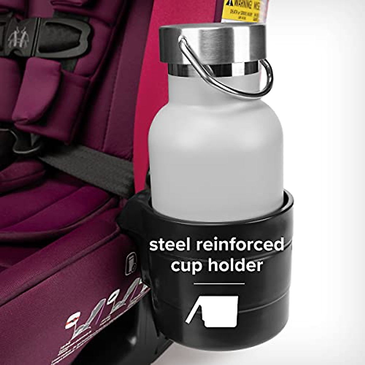 Diono Radian 3RX 3-in-1 Rear and Forward Facing Convertible Car Seat, Adjustable Head Support & Infant Insert, 10 Years 1 Car Seat Ultimate Safety and Protection, Slim Fit 3 Across, Pink Blossom