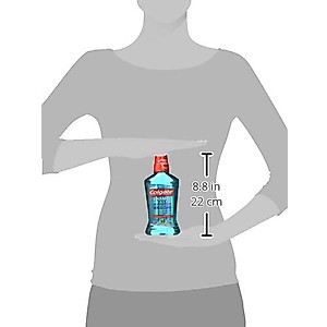 Colgate Enamel Health Anticavity Fluoride Mouthwash, Sparkling Fresh Mint 16.90 oz (Pack of 3)