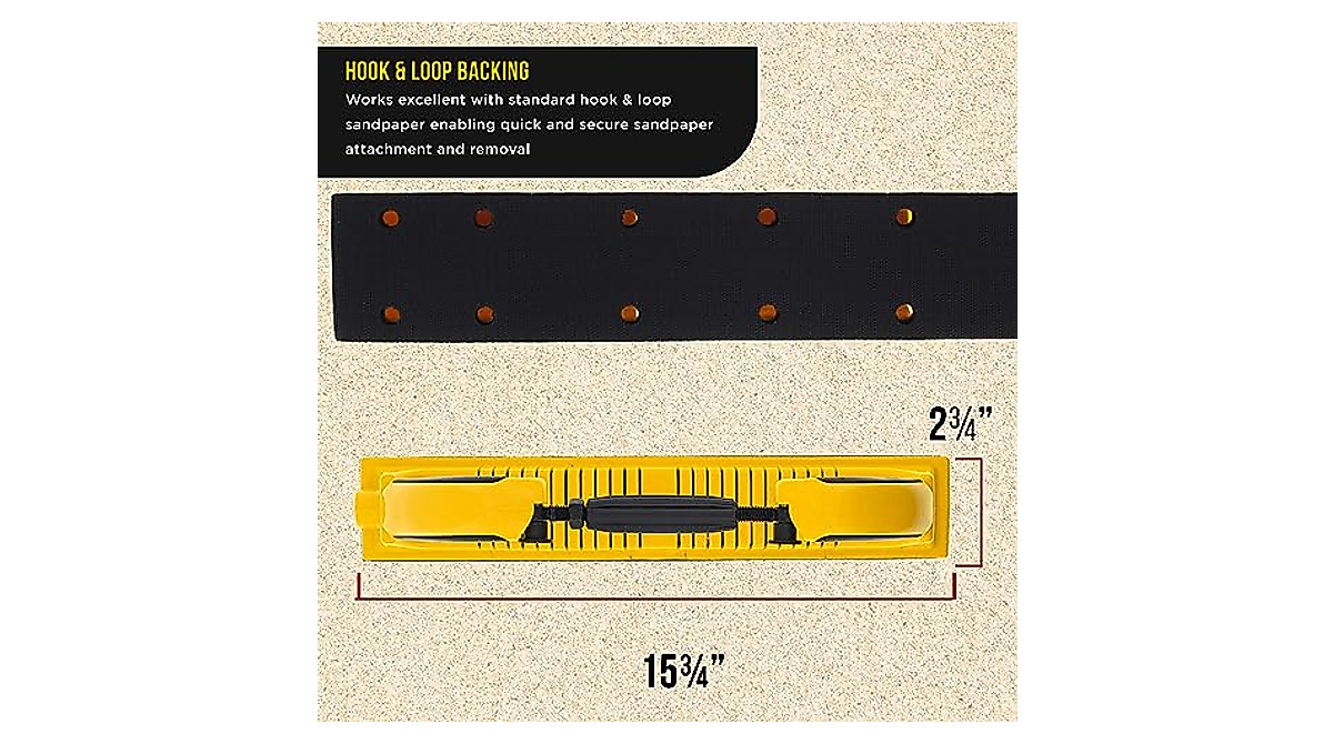 Dura-Gold Adjustable Flex Longboard Sanding Block - Auto & Wood