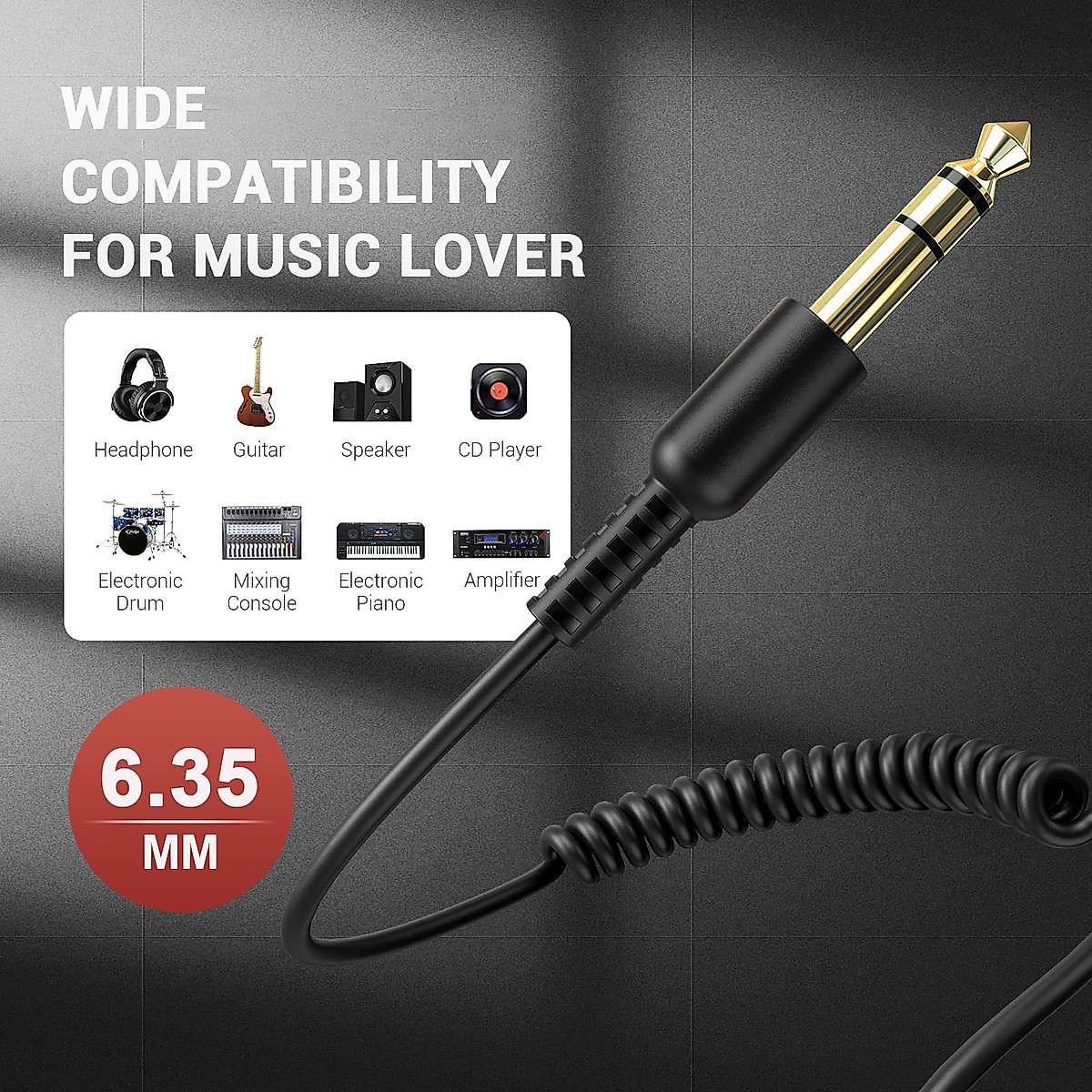 OneOdio Fusion A70 Headphones Cable-6.35mm