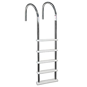 Blue Wave NE122SS Stainless Steel In-Pool Ladder,Silver/white