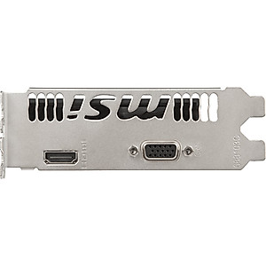 MSI GAMING GeForce GT 1030 2GB GDRR4 64-bit HDCP Support DirectX 12 ITX OC Graphics Card (GT 1030 AERO ITX 2GD4 OC)