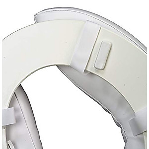 DMI Raised Toilet Seat Cushion Seat Cushion and Seat Cover to Add Extra Padding to the Toilet Seat while Relieving Pressure, Tear Resistant, FSA & HSA Eligible, 2 Inch Pad, White