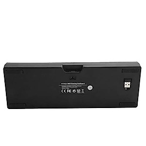 Mechanical Gaming Keyboard, 19 RGB Backlight Modes Gaming Keyboard 61 Keys for Computer Laptop for Pc Gamer