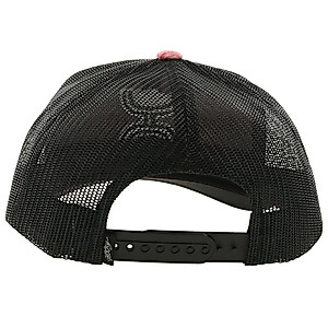 HOOEY Men's Sterling Logo Embroidered Trucker Cap Red One Size