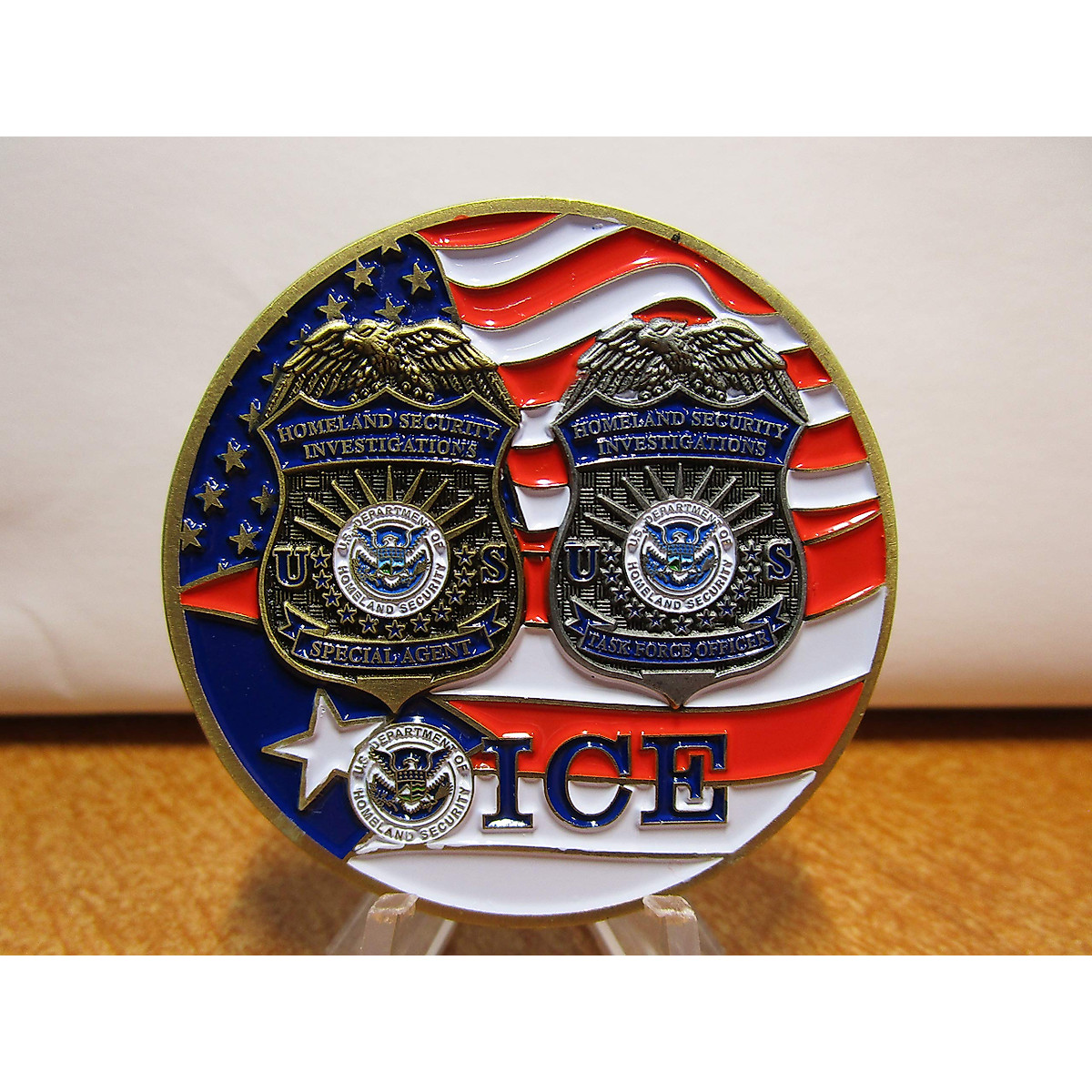 Ice Hsi Investigations San Juan Puerto Rico PSG Gang Unit Challenge Coin