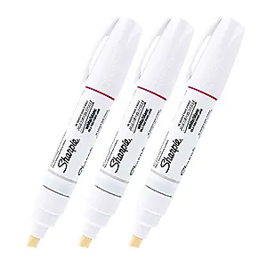 3 PACK: Sharpie, Sanford - Oil Paint Marker Bold White (35568)