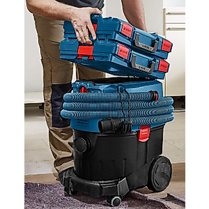 BOSCH L-BOXX-1 4.5 In. x 14 In. x 17.5 In. Stackable Tool Storage Case , Blue