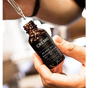 Cremo Beard Oil, Distiller's Blend (Reserve Collection), 1 fl oz - Restore Natural Moisture and Soften Your Beard To Help Relieve Beard Itch