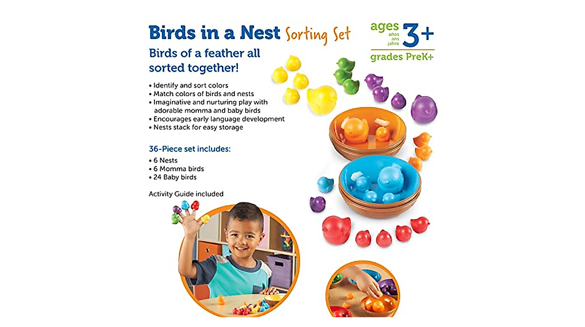 Learning Resources Bird Sorting Set for Toddlers