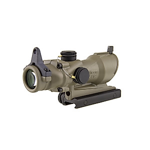 Trijicon ACOG TA01-D-100319 4x 32 Tritium Only, Center Illuminated Amber Crosshair .223 Reticle Scope, Dark Earth