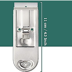 DILAKS 2-Pack Razor Scraper, All Metal Heavy Duty Razor Blade Scraper with Extra 20-Piece Blades