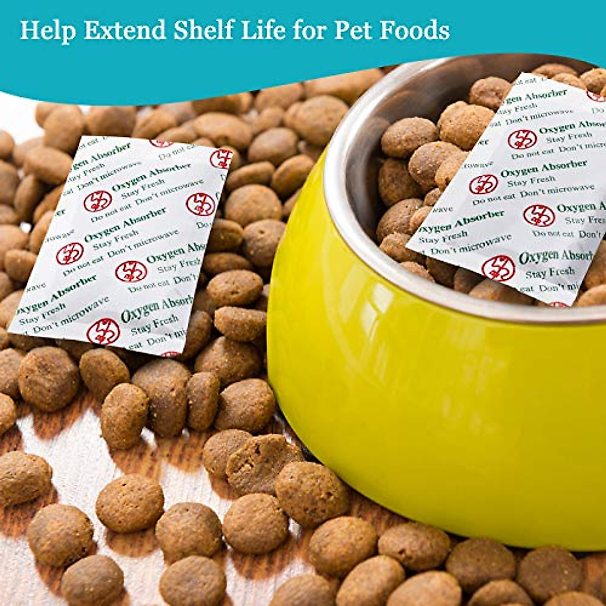 ATSAMFR 500cc(50Packets) Food Grade Oxygen Absorbers Packets for Long Term Food Storage,Oxygen Absorbers for Home Made Jerky