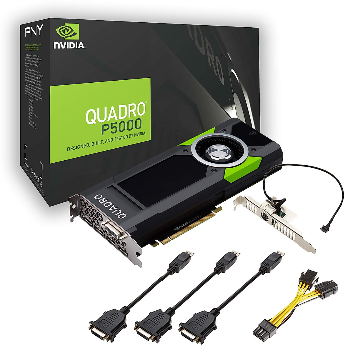 PNY NVIDIA Quadro P5000 16 GB VR Ready Graphics Card - Black