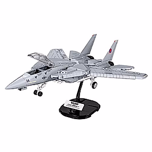 COBI Top Gun F-14A Tomcat Fighter Plane - 1:48 Scale 754 Piece Building Set with Maverick and Goose Figures