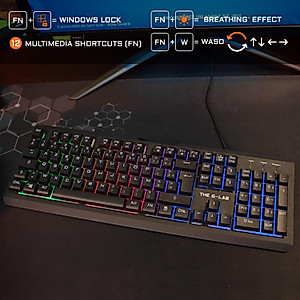 G-LAB Combo Selenium - 4 in 1 Gaming Set - Backlit QWERTY Gaming Keyboard, 3200 DPI Gaming Mouse, Headset Gaming, Non-Slip Mouse Pad – Gamer Pack Compatible with PC/PS4/PS5/Xbox One/Xbox Series X
