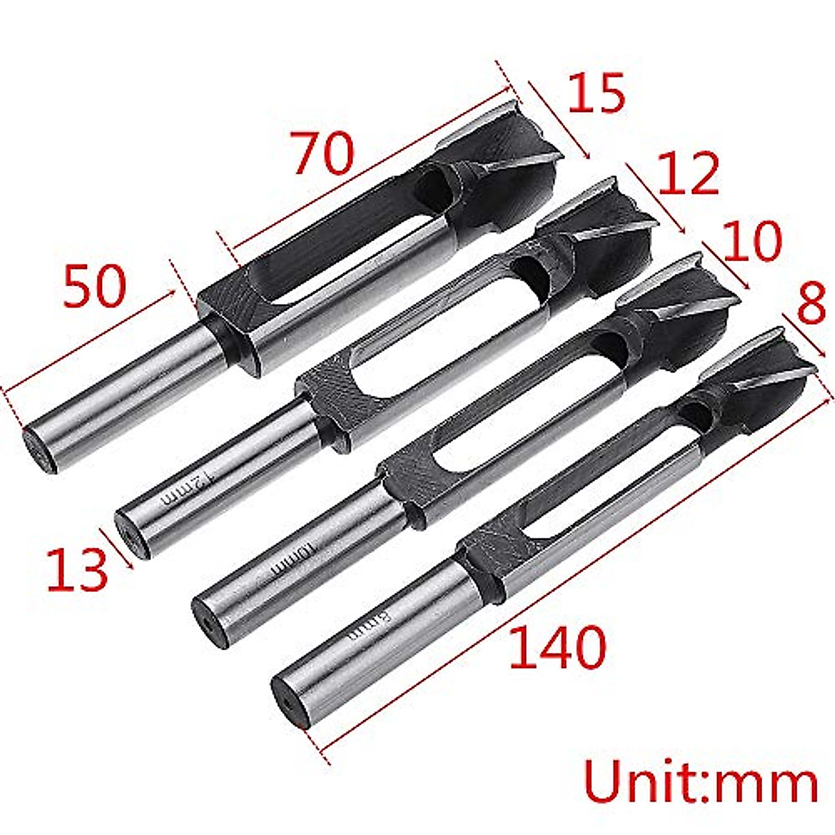 MINGRUI Wood Plug Hole Cutter Tenon Dowel and Plug Drill Woodworking Cutter Tenon Woodworking Furniture Making Carpentry Tool (35mm Drill Inner bore)