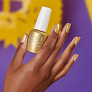 OPI GelColor, Suzi’s Slinging Mezcal, Gold Gel Nail Polish, Mexico City Collection, 0.5 fl oz