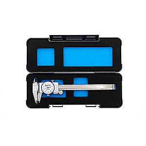 Fowler 52-008-706-0, Premium Dial Caliper With 0-6" Measuring Range (White)