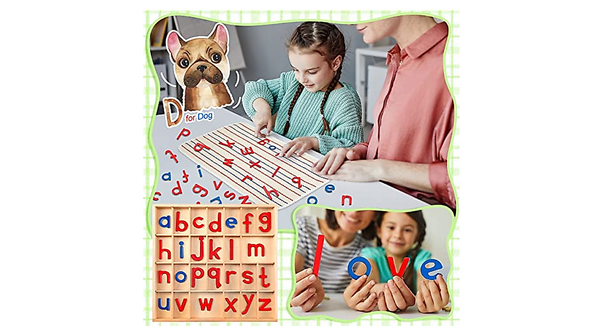 Montessori Movable Alphabet Set for Fun Learning