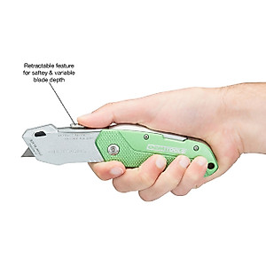 FOLDING UTILITY KNIFE-TEXTURED