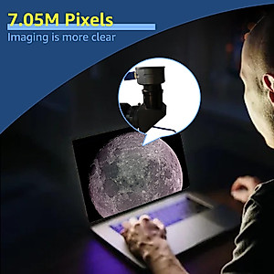 SVBONY SV205 Planetary Camera, 7.05MP USB3.0 Electronic Eyepiece, 1.25 Inches Telescope Camera, Suitable for Entry Level Astrophotography