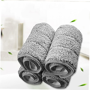 Hemoton 5Pcs Roller mop Head Microfiber mop Head mop Pads Refills Floor Cleaning Tool Foam mop Absorbent mop Head mop Replacement Heads Sponge mops Cleaning Utensils Absorb Water