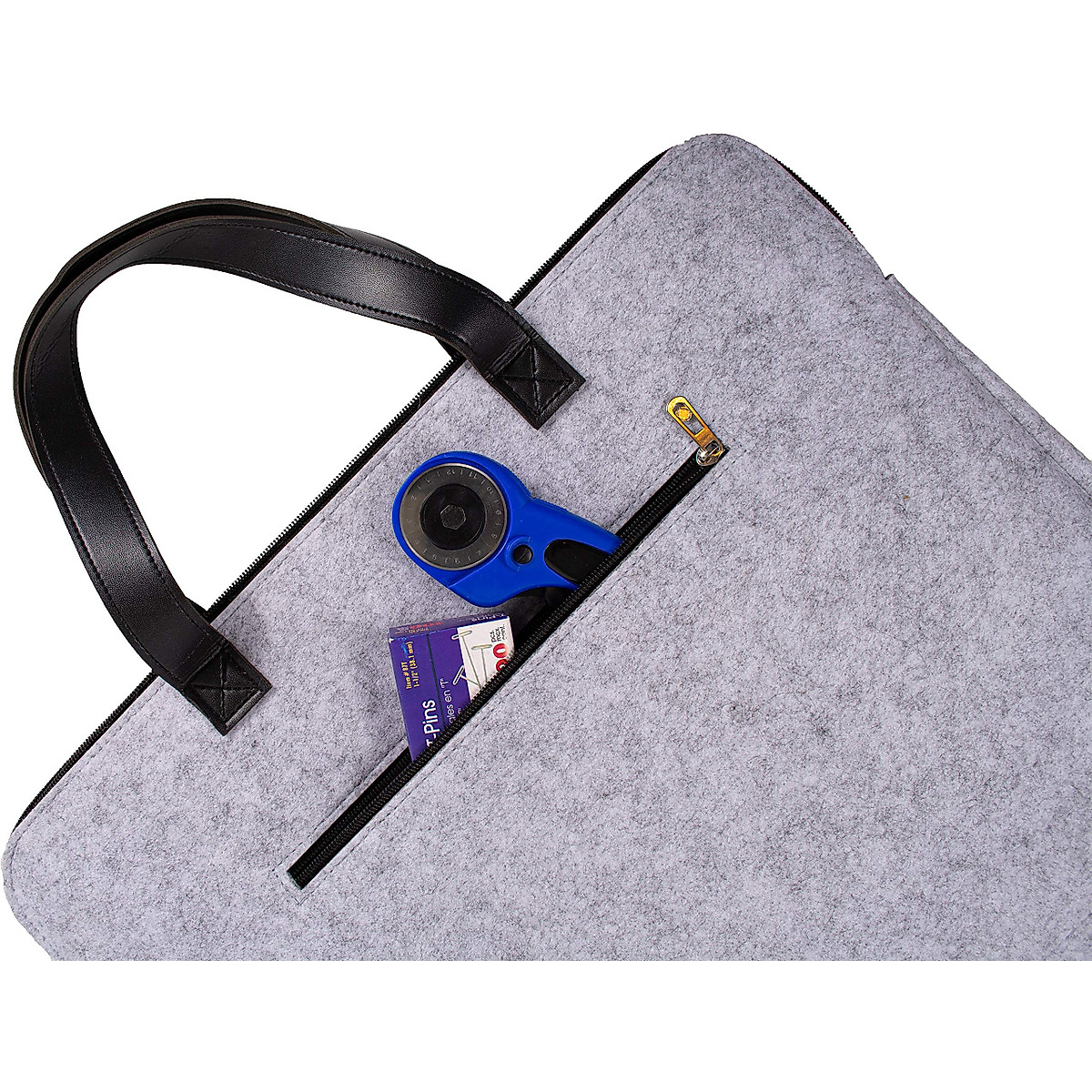 Wool Pressing Mat for Quilting - 100% New Zealand Wool Ironing Mat for Quilters, Mat for Table Top Crafts, Bonus Bag, Cutting Mat, Silicone Iron Rest & Sewing Tools - 13.5x17 Wool Mat for Ironing