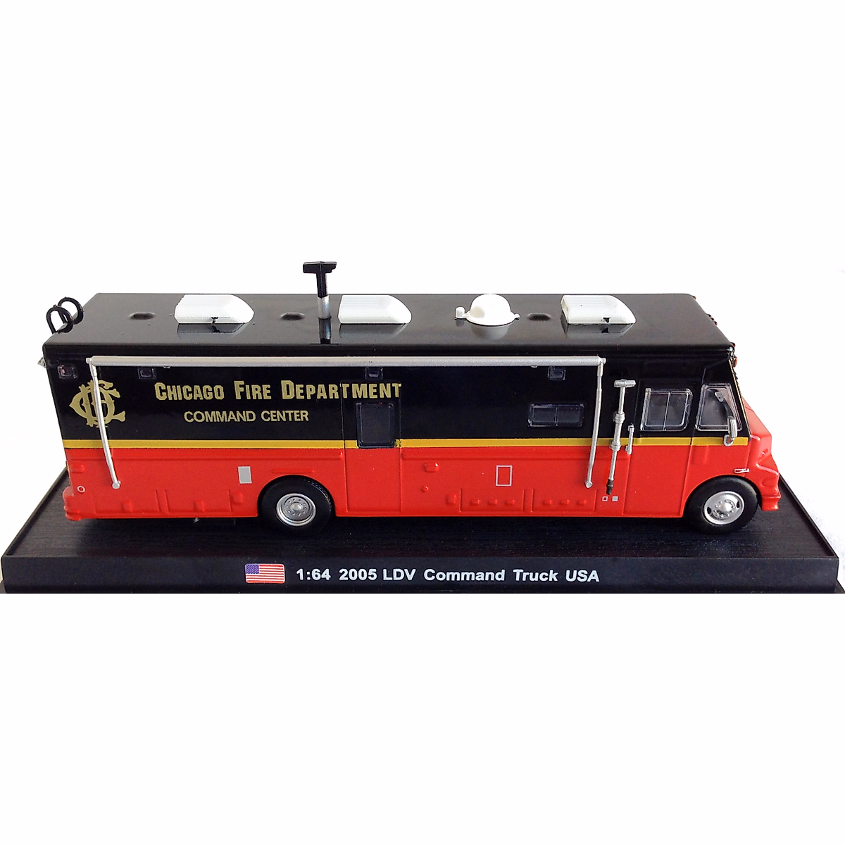 LDV Command Fire Truck Diecast 1:64 Model (Amercom GB-13)