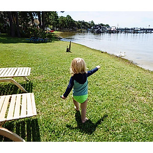 KaWaii Baby Reusable Swim Diaper Mesh Layer, Stretchy, Lightweight, Swim Activities, Travel, Boys & Girls(M) 24–35 Pounds, Pack of 2 Blue