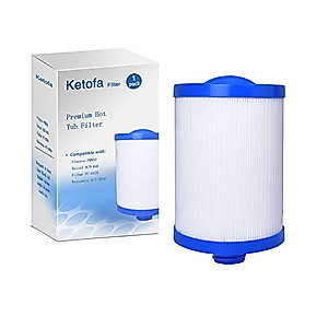 Ketofa FC-0359 Spa Filters Replacement Cartridges for Compatible with Unicel 6CH-940 Filbur FC-0359, for Pleatco PWW50P3, for Waterways 817-0050 Front Access Skimmer,45 Square Foot Top Load Hot Tubs