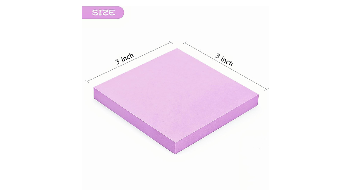 Early Buy Sticky Notes 3x3 Self-Stick Assorted Pastel Colors