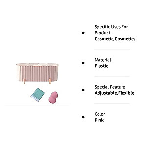 Qtip Holder Qtip Dispenser , Makeup, Cotton Ball , Cotton Swab ,Vanity Organizers Snd Storage Box storage 1 Piece With 50 pink