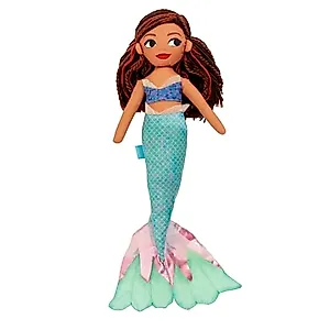 Franco The Little Mermaid Super Soft Plush Cuddle Pillow Buddy, (Official Licensed Product), Ariel