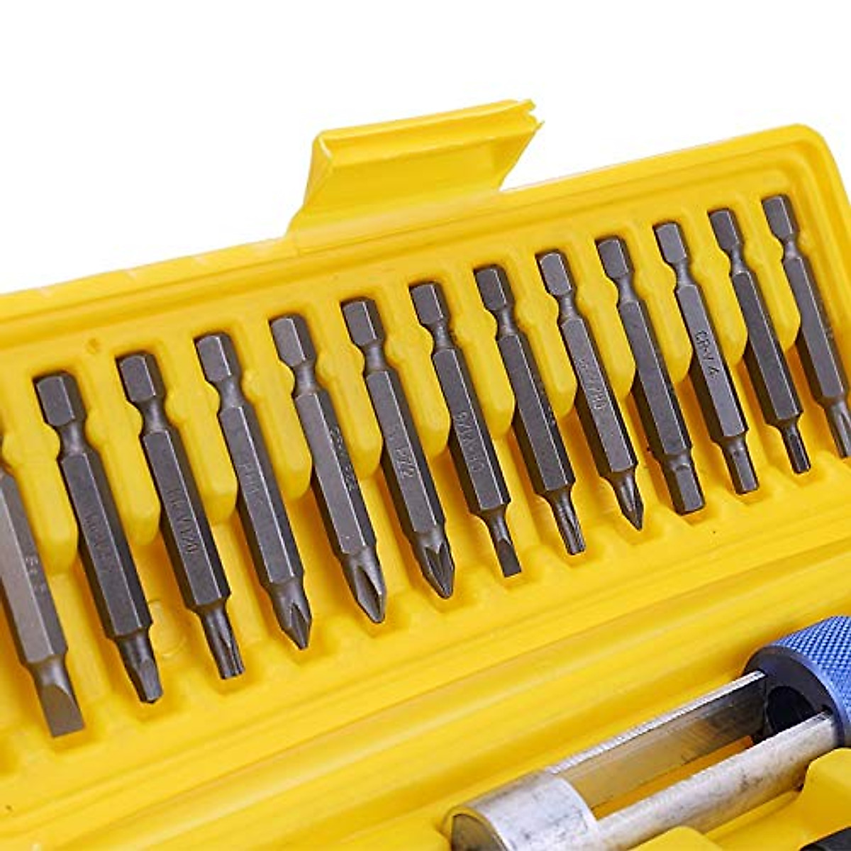 YÁSEZ 20 pcs Screwdriver Set Multifunction Drill Driver Swivel Head Quick-Change from Drilling to Driving Repair Tool Kits Hand Tools