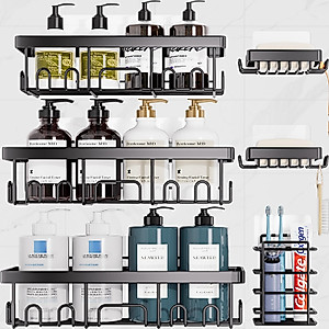 Veken SHOWER CADDY&RAIN SHOWER HEADS WITH HANDHELD SPRAY COMBO