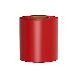 Kingston Premium Ribbon (Ink) on 1.00" Core for DuraLabel, LabelTac, VnM SignMaker, SafetyPro, Viscom and Others, Red, 2.3" x 984'