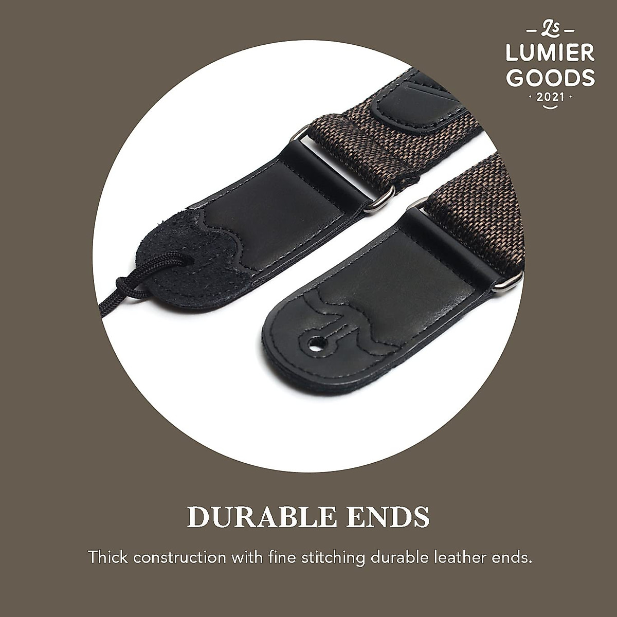 Guitar Strap For Bass, Electric & Acoustic Guitar, Strap Locks Included (Ruby), One Size (LMR00_02)