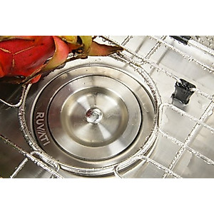 Ruvati 35" Triple Bowl Undermount 16 Gauge Stainless Steel Kitchen Sink - RVH8500