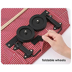 Trolley Bags with Wheels Foldable Shopping Cart Reusable Shopping Bags Folding Shopping Bag Collapsible Grocery Bags Shopping Trolley Bag Waterproof Bag Cart for Camping Moving and Shopping