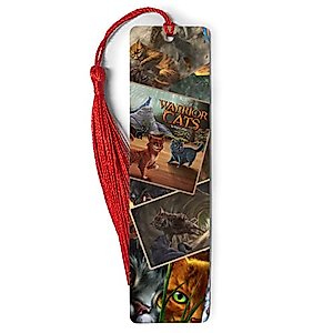 Generic Bookmarks Ruler Metal Warrior Bookography Cats Measure Collage Tassels Bookworm for Markers Gift Book Reading Bookmark Bibliophile Christmas Ornament