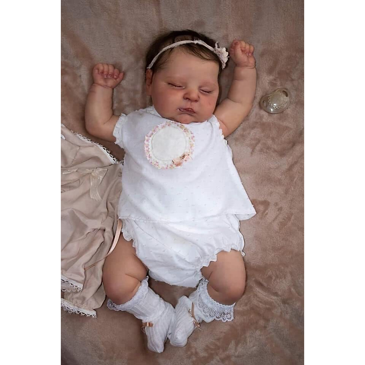 KOKOMANDY Lifelike Reborn Doll 20 Inch Reborn Baby Dolls Girl Soft Body Sleeping Newborn Baby Doll Real Looking Realistic Handmade Baby Babies Toy Gifts